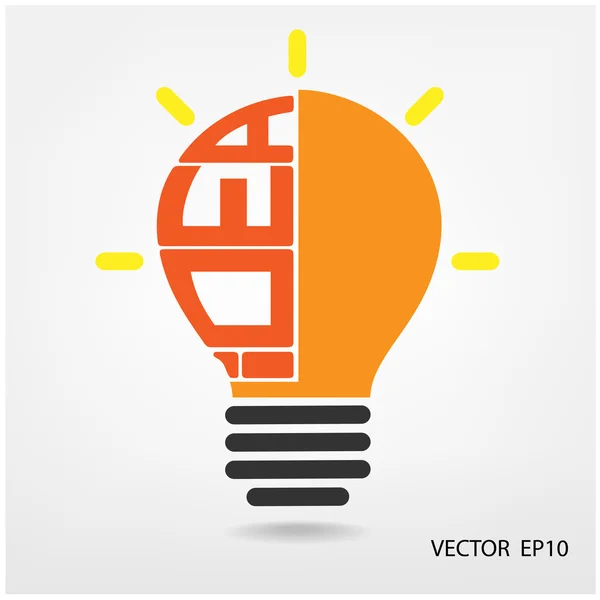 Creative light bulb sign Stock Vector Image by ©chatchai5172 #41263389