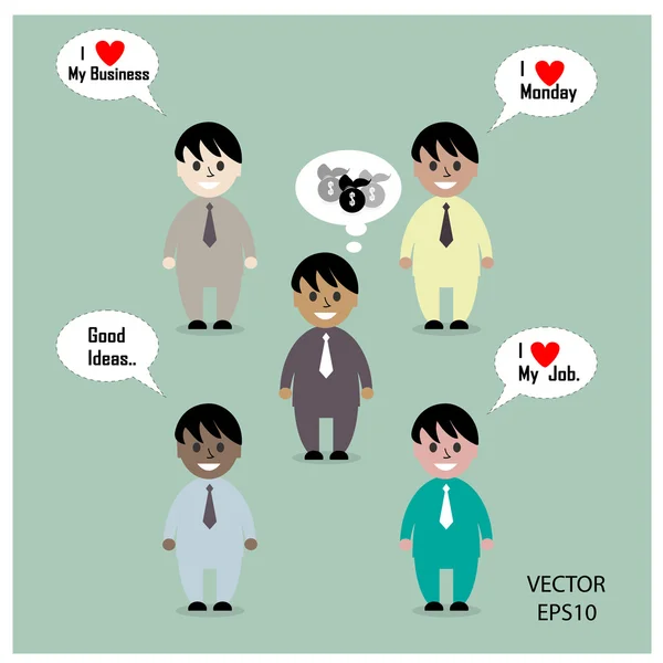 Businesspeople Selecting Boss Hands Cartoon Character Selecting ...