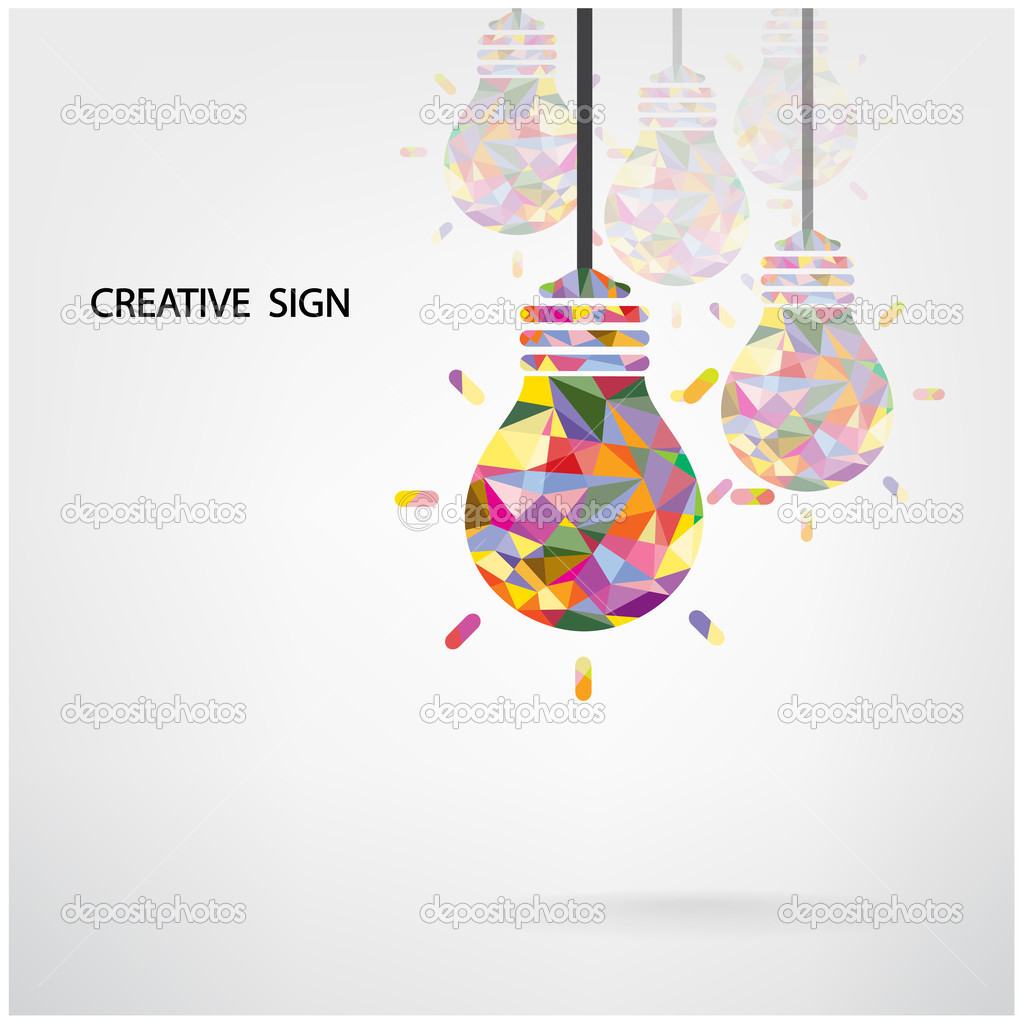 Creative light bulb Idea concept Stock Vector by ©chatchai5172 40610829
