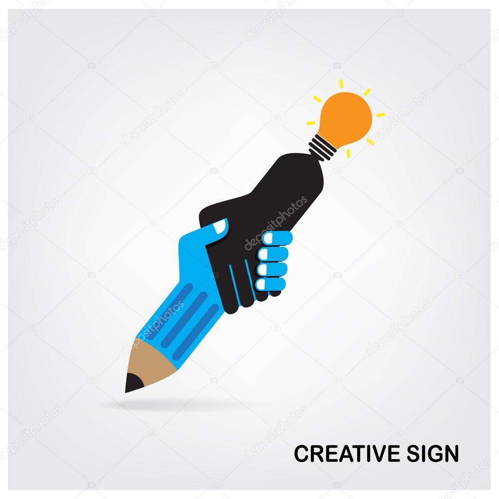 Handshake abstract sign,creative sign. Stock Vector Image by ...