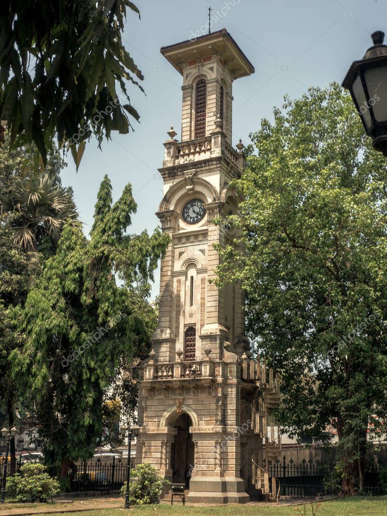 04 19 2022 David Sassoon Clock Tower, Jijamata Udyan (Zoo), Byculla ...