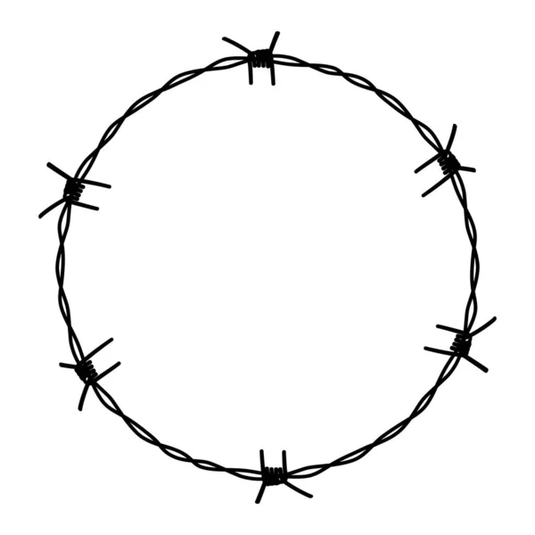 Barbed wire circle Stock Photos, Royalty Free Barbed wire circle Images ...