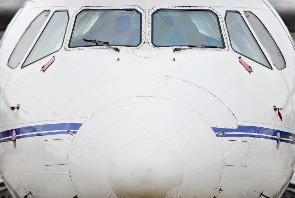 Airplane Front View Stock Photo by ©roibu 34633101