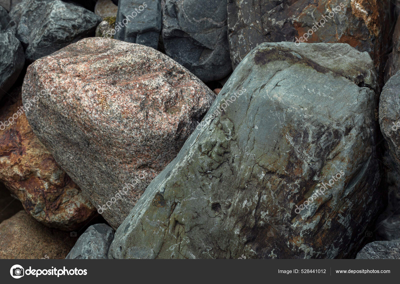 Sand and different stone pebbles as background. Stock Photo by ...