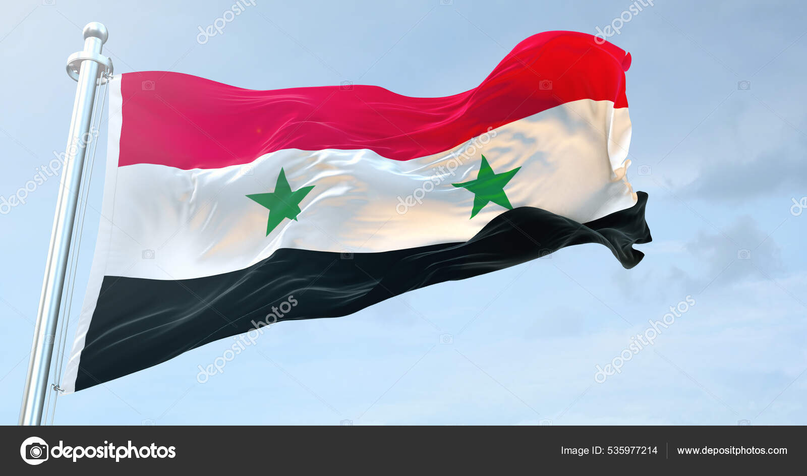 Syria Flag Waving — Stock Photo © EA09 #535977214