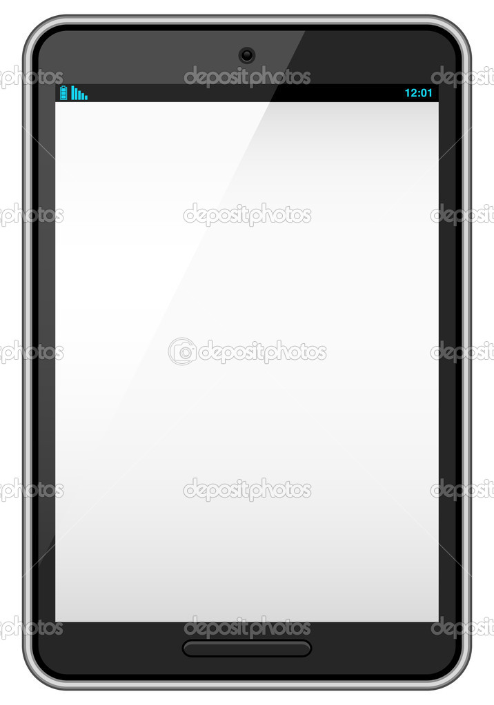 Black Vector Tablet Stock Vector Image by ©giraphics #36863367