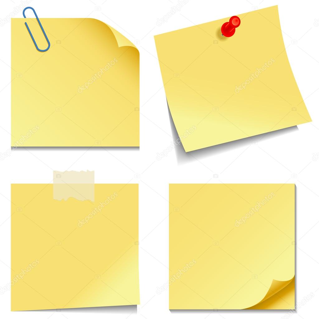 Sticky Notes Stock Vector Image by ©giraphics #37070547