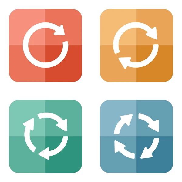 Arrow sign reload refresh rotation loop pictogram. Stock Vector Image ...