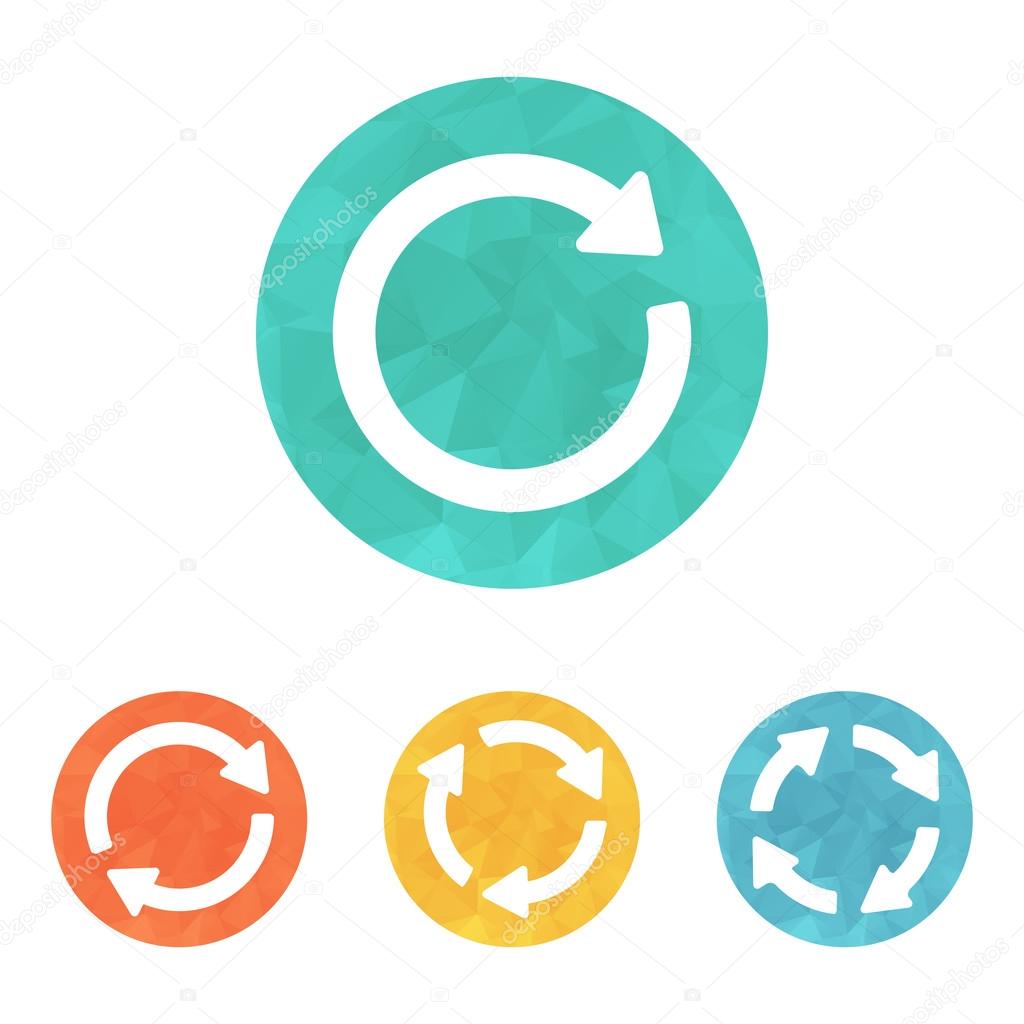 Arrow sign reload refresh rotation loop pictogram. Stock Vector Image by ©binik1 #45852175