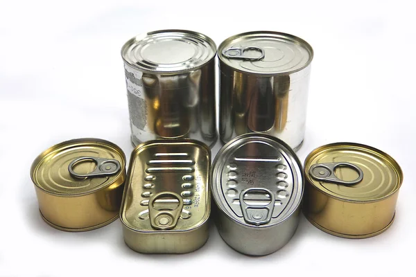 Tins of different sizes — Stock Photo © digicomphoto #34226787