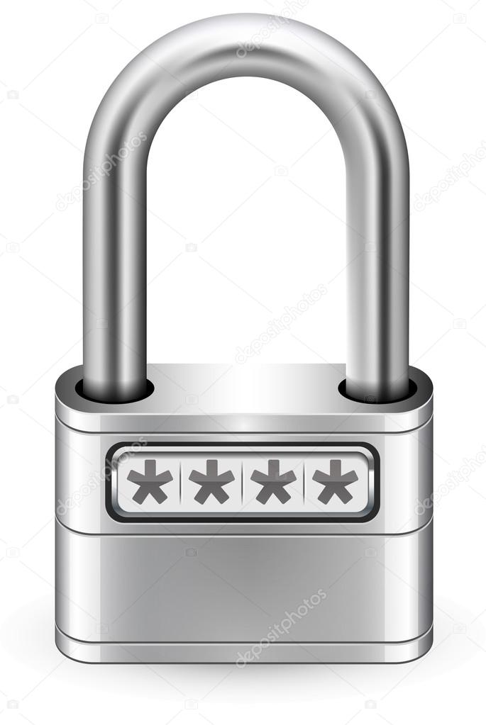 Padlock password icon Stock Vector by ©hobbit_art 34876599
