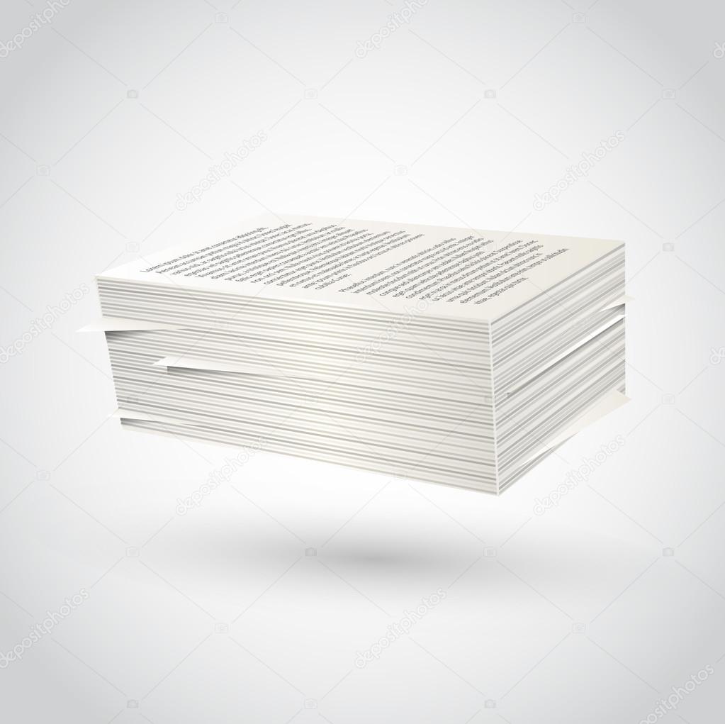 Ream. Paper illustration Stock Vector Image by ©hobbit_art #34877601