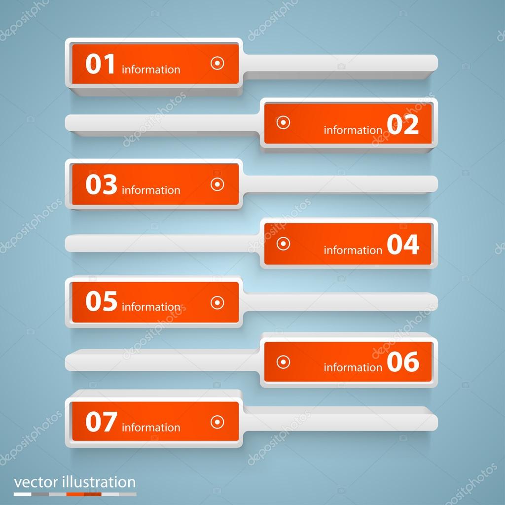 Vector list of options — Stock Vector © hobbit_art #34878155