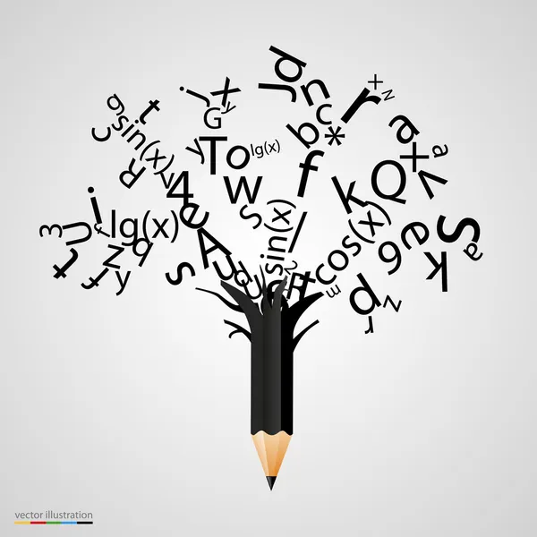 Vector alphabet tree with letters — Stock Vector © hobbit_art #37862637