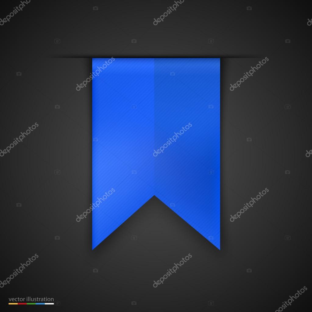 Blue bookmarks Stock Vector by ©hobbit_art 37862555