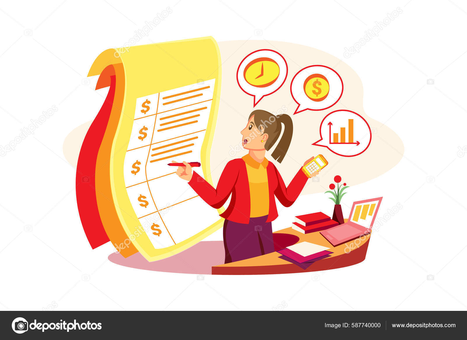 Vector Illustration Product Strategy Stock Vector Image by ©freeslab ...