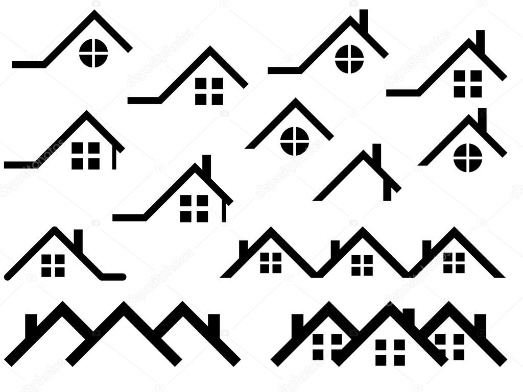 Roof set Stock Vector Image by ©alexghidan89 #34681555