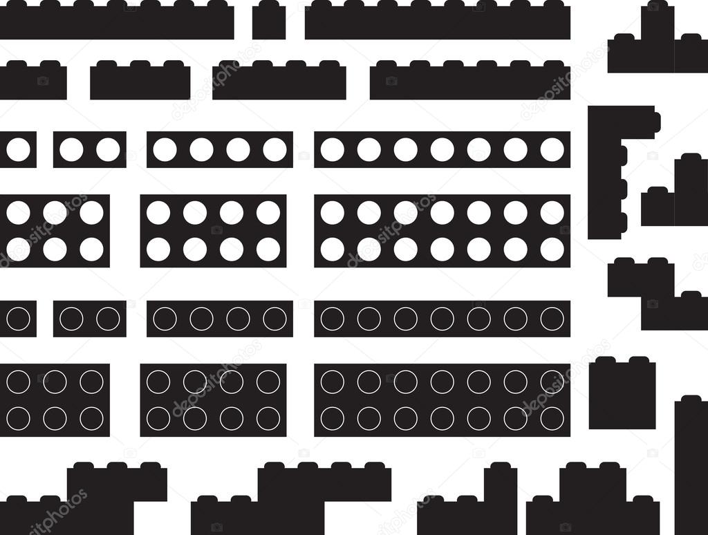 Lego pieces illustrated on white Stock Vector Image by ©alexghidan89 ...