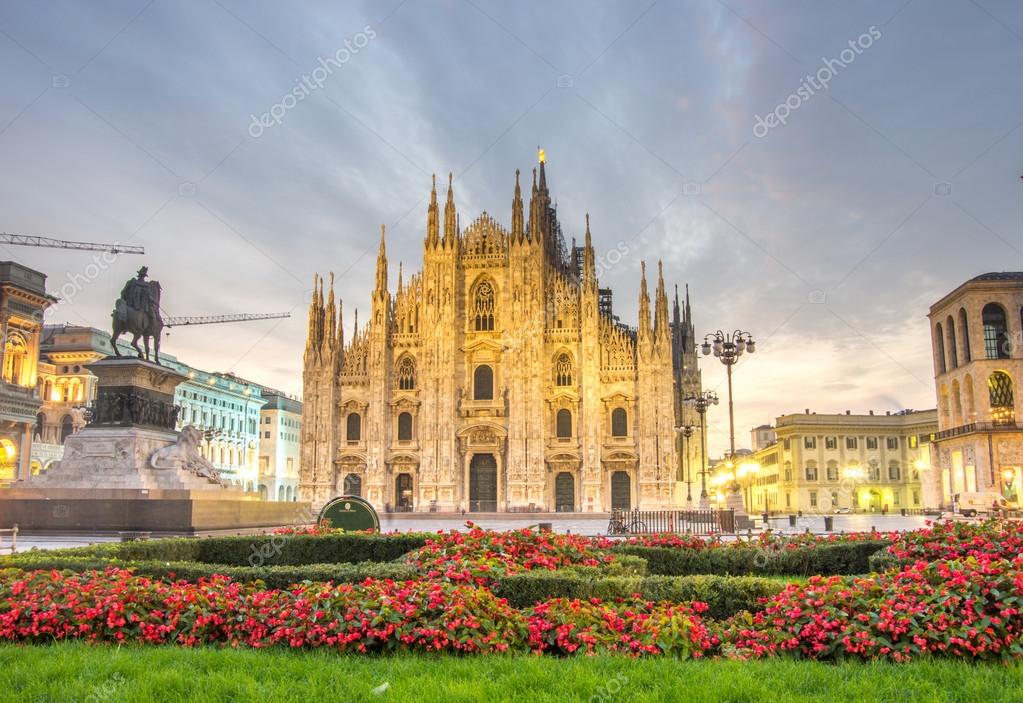 The beautiful Duomo in Milan, Italy Stock Photo by ©oneinchpunch 35260011