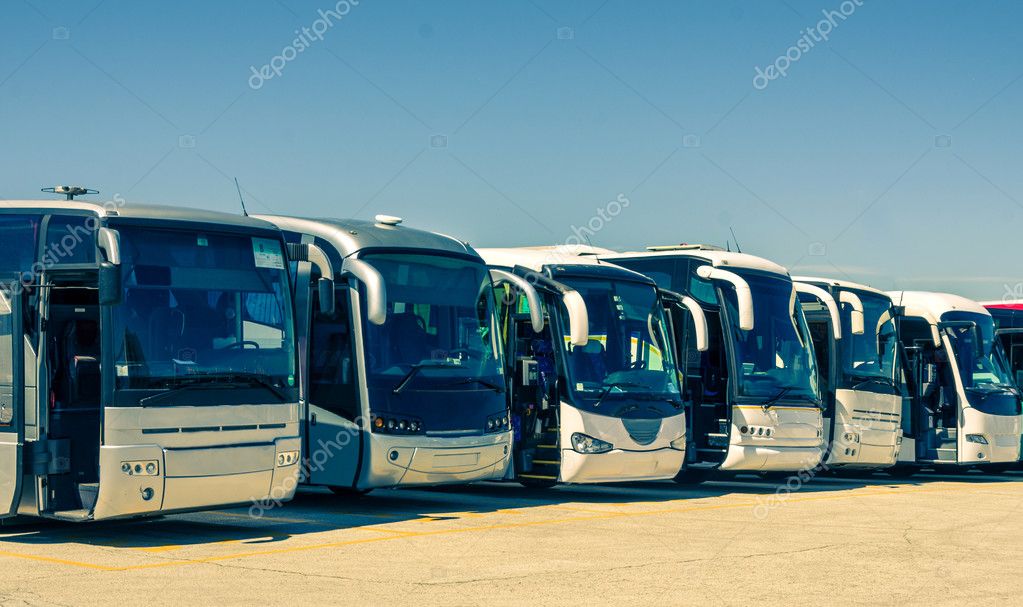 Touristic buses — Stock Photo © oneinchpunch #46469821