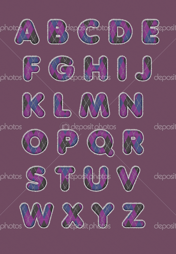 The English alphabet — Stock Photo © elgreko #35173693