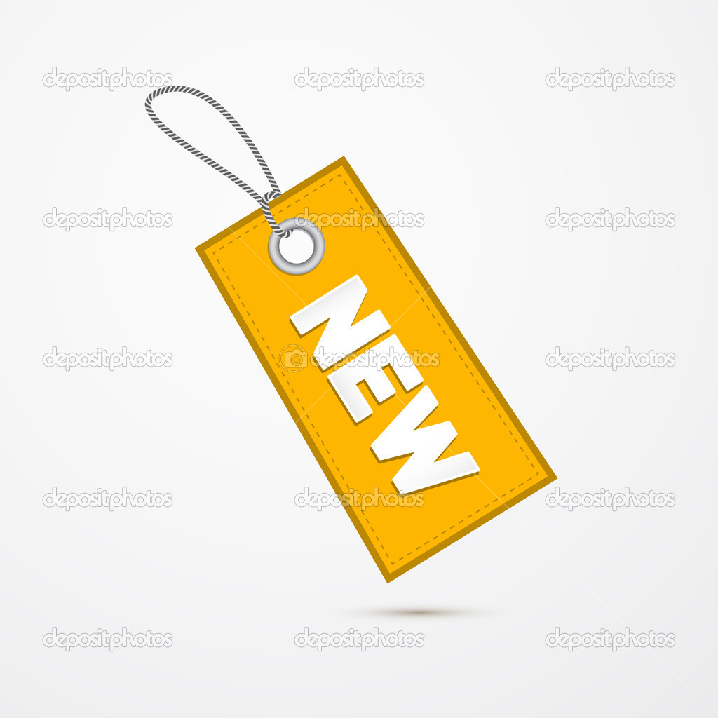 Yellow Label, Tag With String Stock Vector by ©mejn #35434937