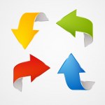 Abstract Rising Arrows Stock Vector Image by ©benchyb #12521363