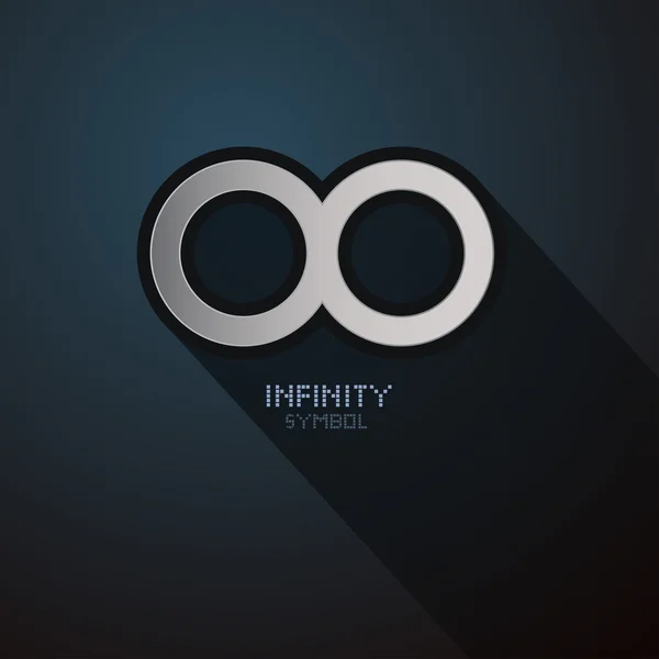 Red Paper Vector Infinity Symbol on Transparent Background — Stock ...