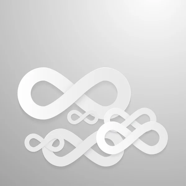 Vector paper infinity symbol Stock Vector Image by ©mejn #34992995