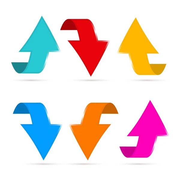 Glossy colorful arrow icons Stock Vector Image by ©designpraxis #33387231