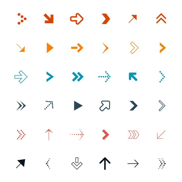 Arrows line icons. Direction signs for web page and application UI, simple modern arrows and app ...
