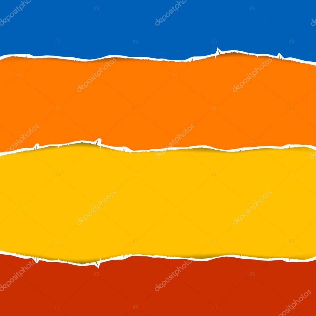 Colorful Torn Paper Background Stock Vector Image by ©mejn #50936265