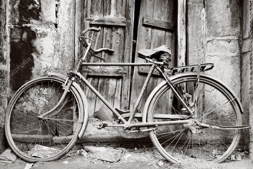 Vintage Bicycle Photography Black And White