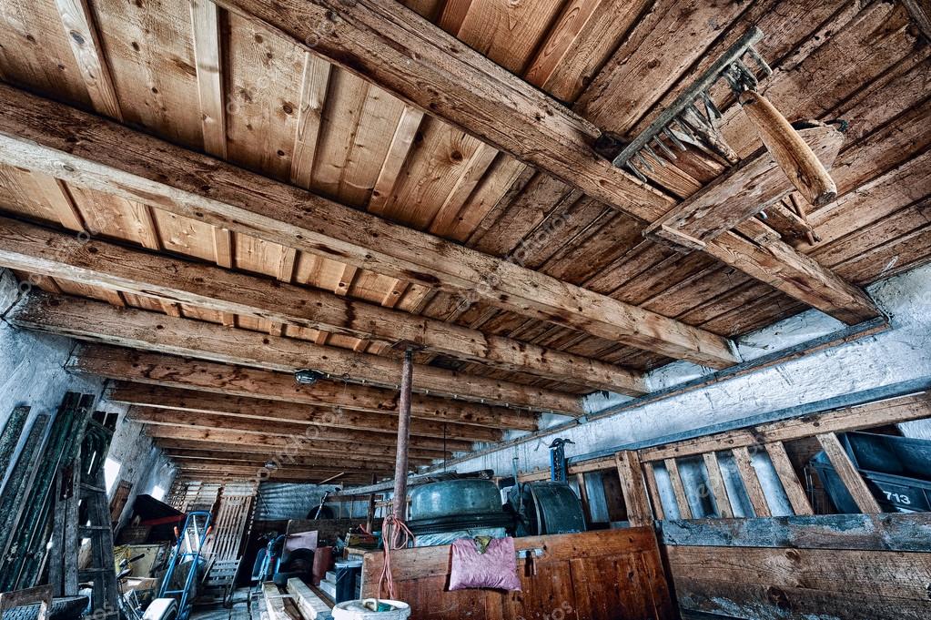 Old farm storage room with junk — Stock Photo © a4ndreas #41437019