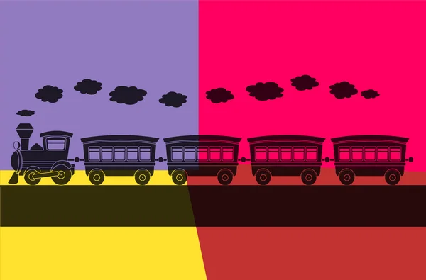 Kid train carousel Stock Vector Image by ©Sonulkaster #170126004