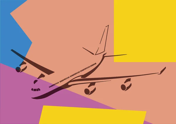 Pop art. Plane Stock Vector Image by ©Argentique #37630933