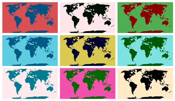 9,455,968 Dünya harita tipografi Vector Images | Depositphotos