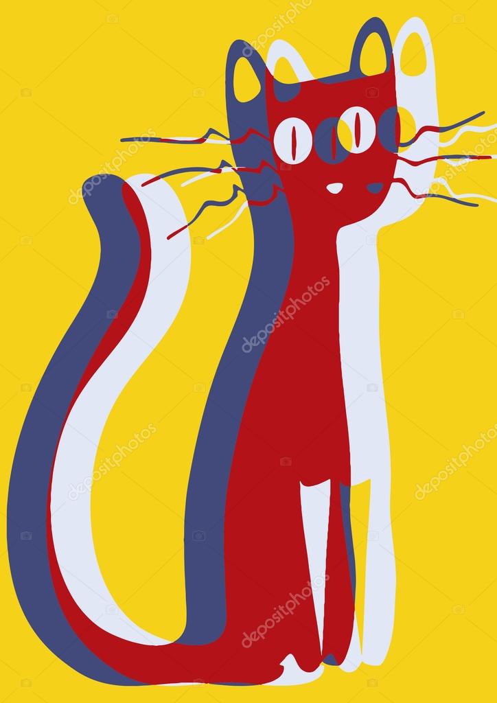 Cat Pop Art
