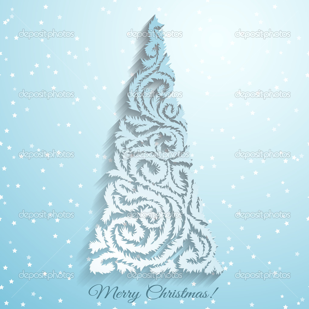 Stylized Christmas tree Stock Vector Image by ©Celticlit #35670205