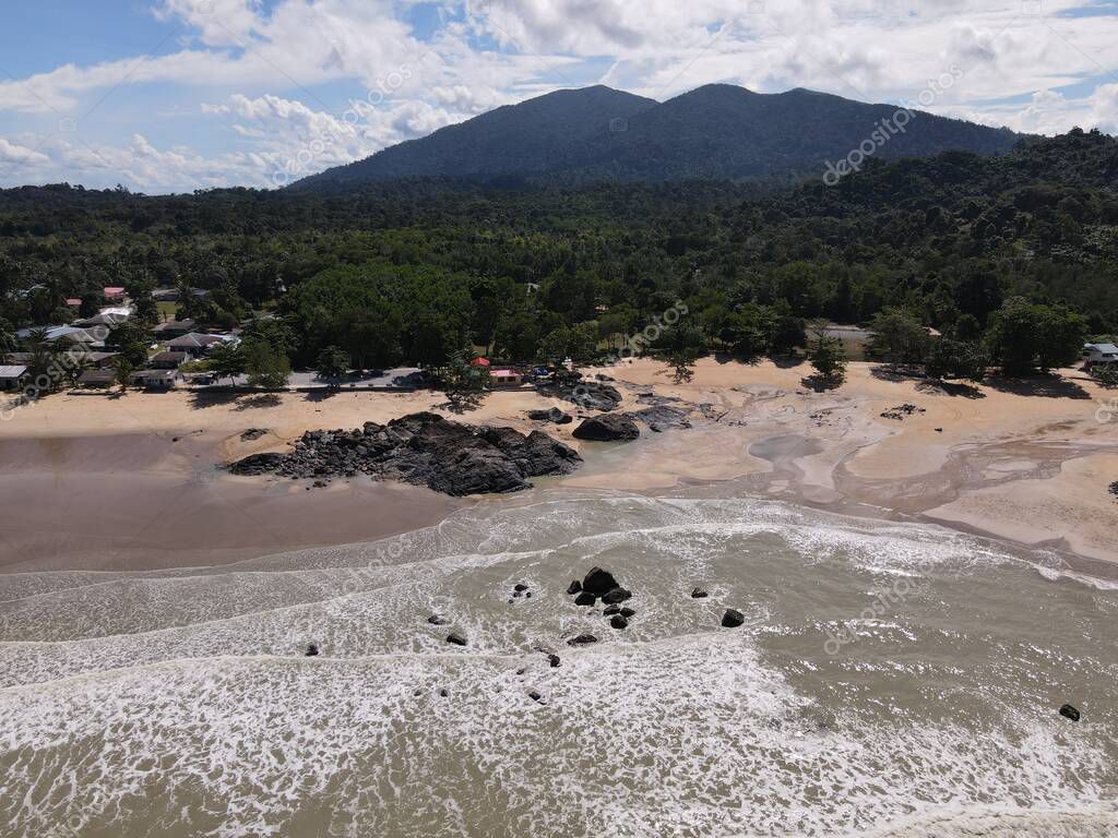 Las playas de Pugu, Gondol, Siar y Pandan de Lundu, en la parte más ...