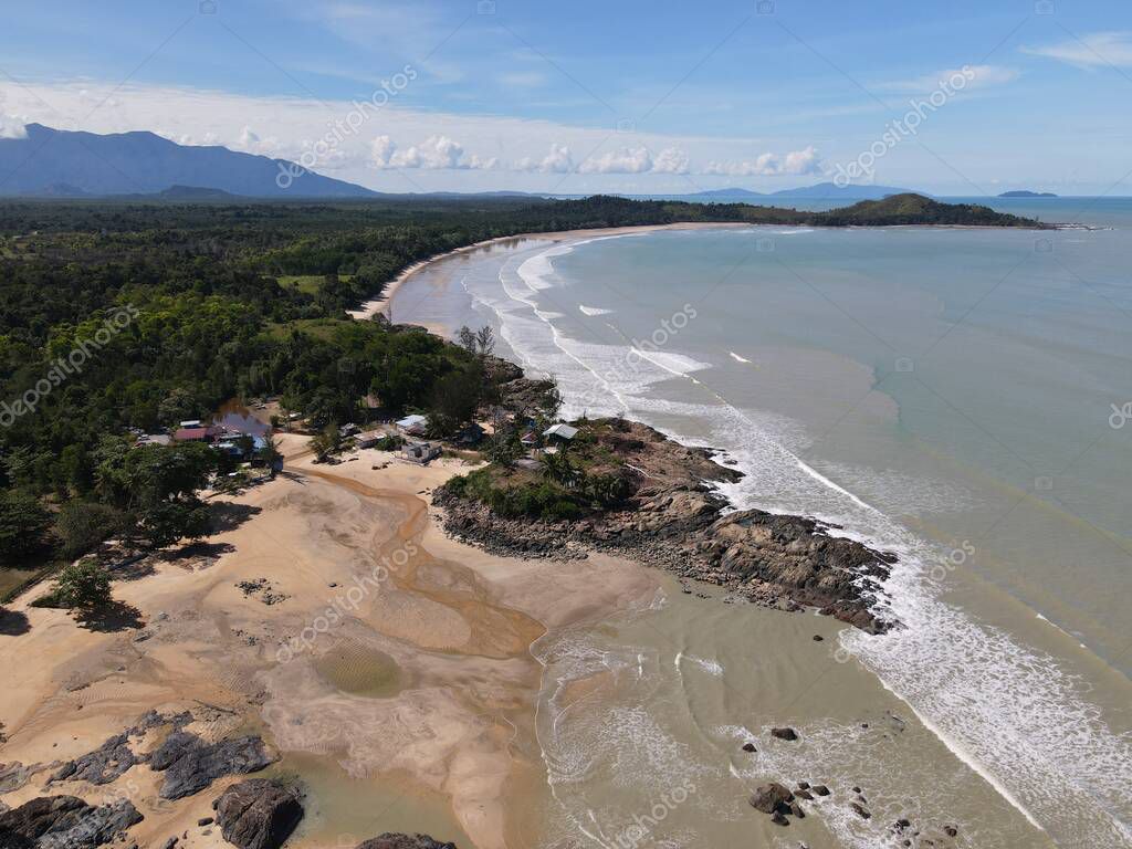 Las playas de Pugu, Gondol, Siar y Pandan de Lundu, en la parte más ...