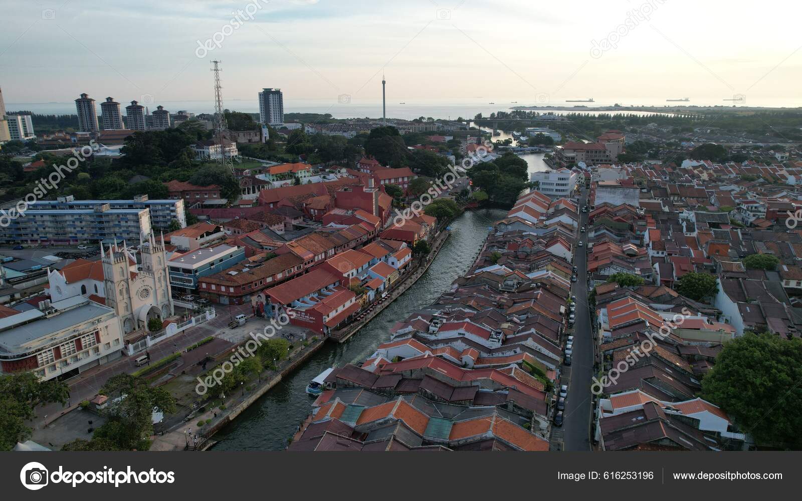 Malacca Malaysia October 2022 Historical Landmark Buildings Tourist ...