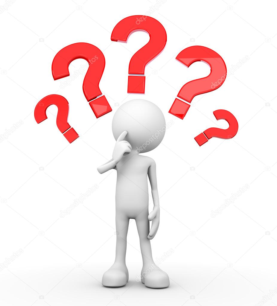 White 3d human - many questions — Stock Photo © Onypix #38771159 White 3d human - many questions — Stock Photo © Onypix #38771159