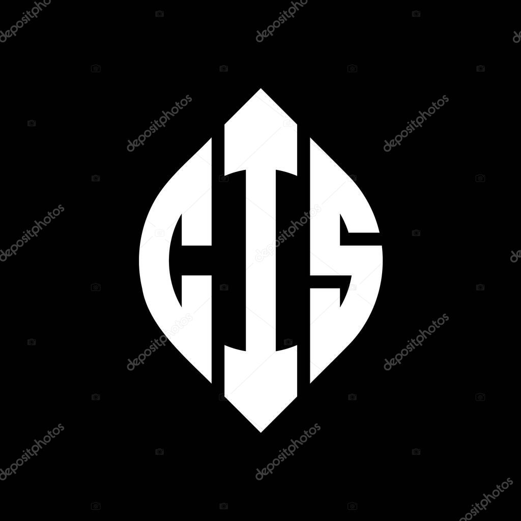 CIR c rculo letra logo dise o con forma de c rculo y elipse. Letras elipse CIR con estilo tipogr ...