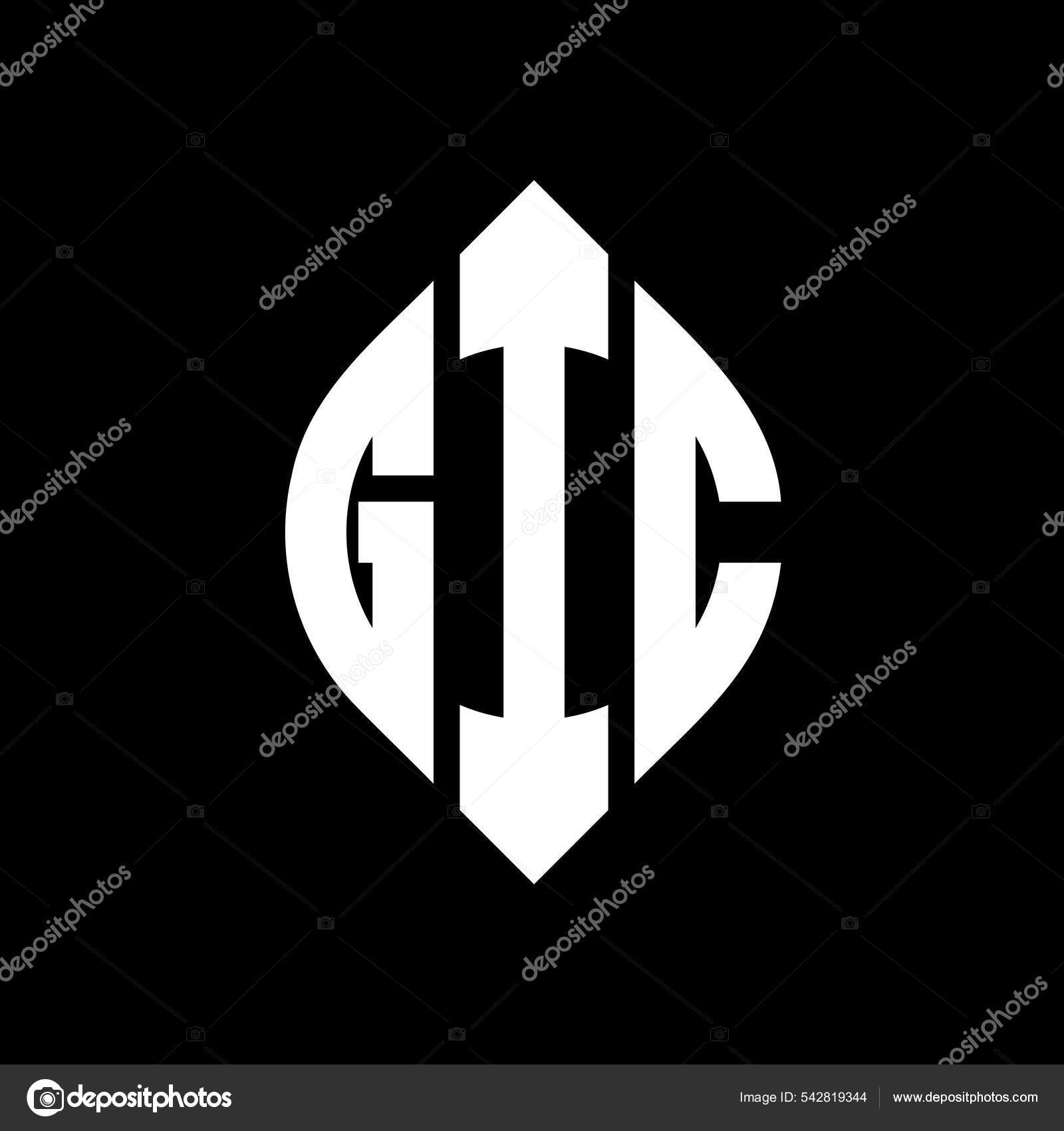 Gic Circle Letter Logo Design Circle Ellipse Shape Gic Ellipse Stock Vector Image by ...