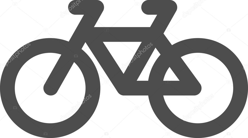 Vector Bike Bicycle Icon Symbol Sign — Stock Vector © mikefirsov #35236569