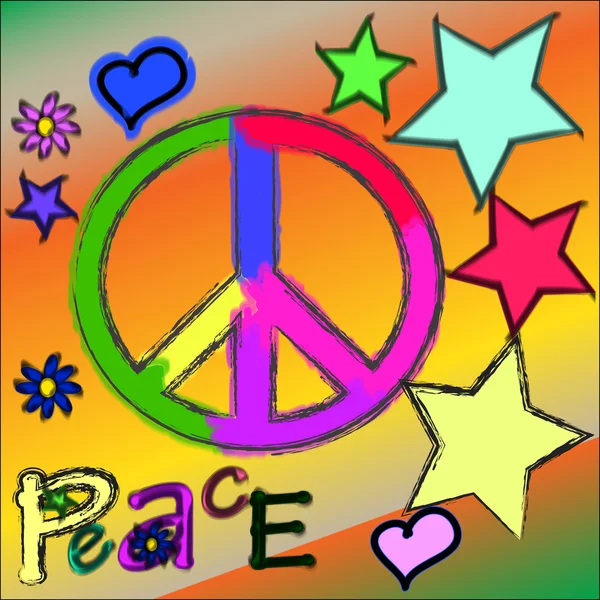 Peace Sign and Peace Text ⬇ Vector Image by © adamsl | Vector Stock 6349989