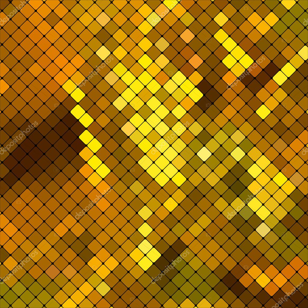 Metallic gold mosaics. Stock Vector by ©olgamilagros 36757841