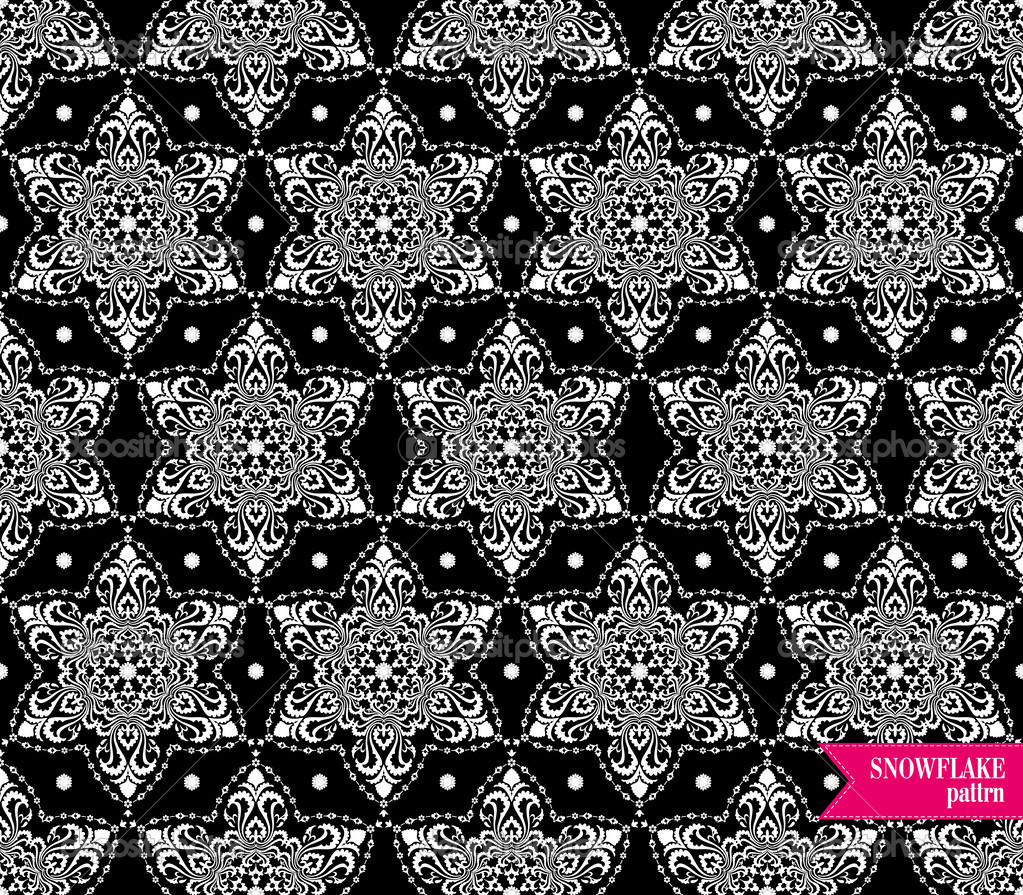 Snowflake pattern. Stock Vector by ©olgamilagros 36757907