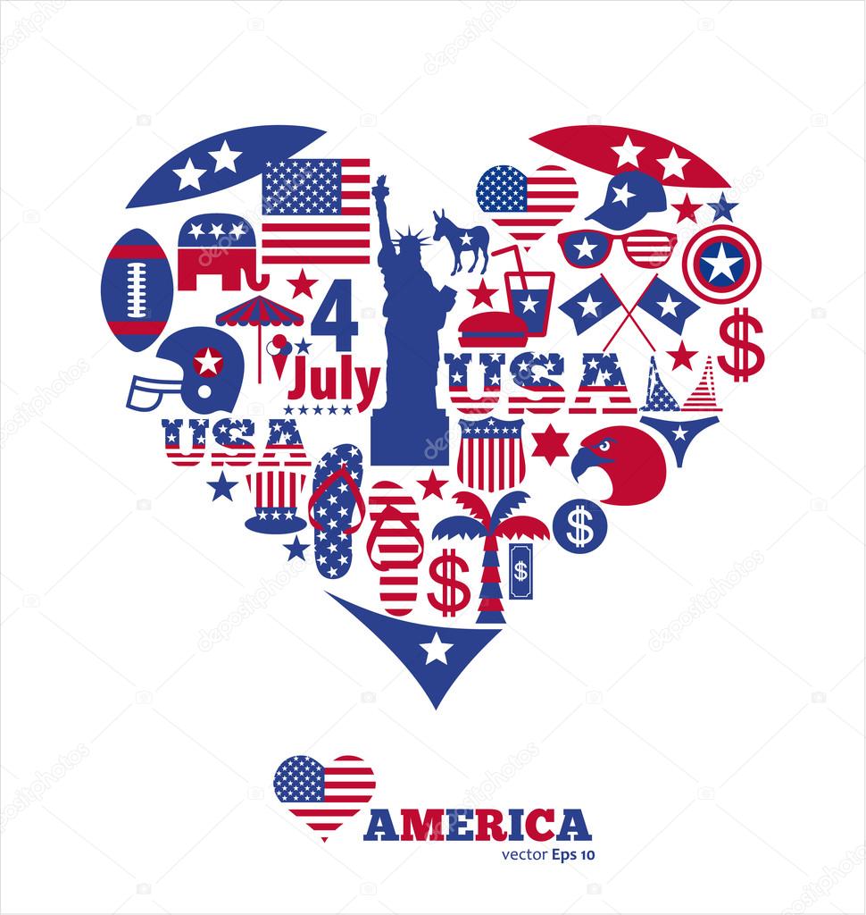 American Design Elements Stock Vector Image By ©olgamilagros 48557201